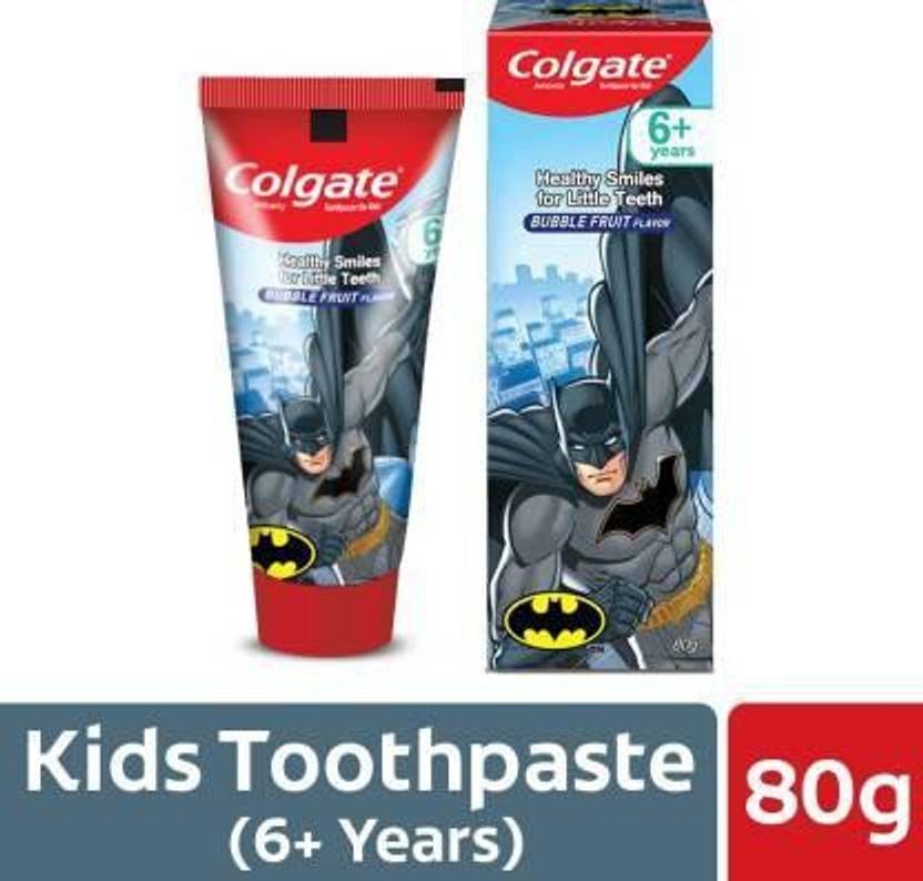 Colgate Batman for Kids 6+ Years (Bubble Fruit Flavour ) Toothpaste ...
