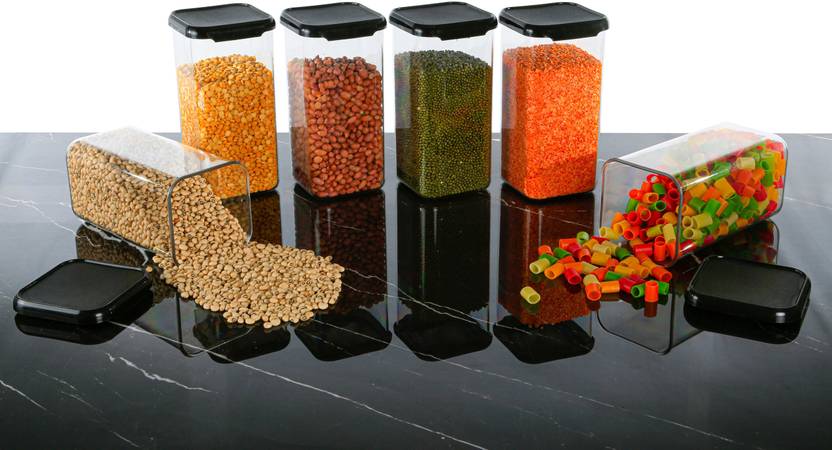 2Mech Plastic Kitchen Containers Storage Container Combo Set Canister ...