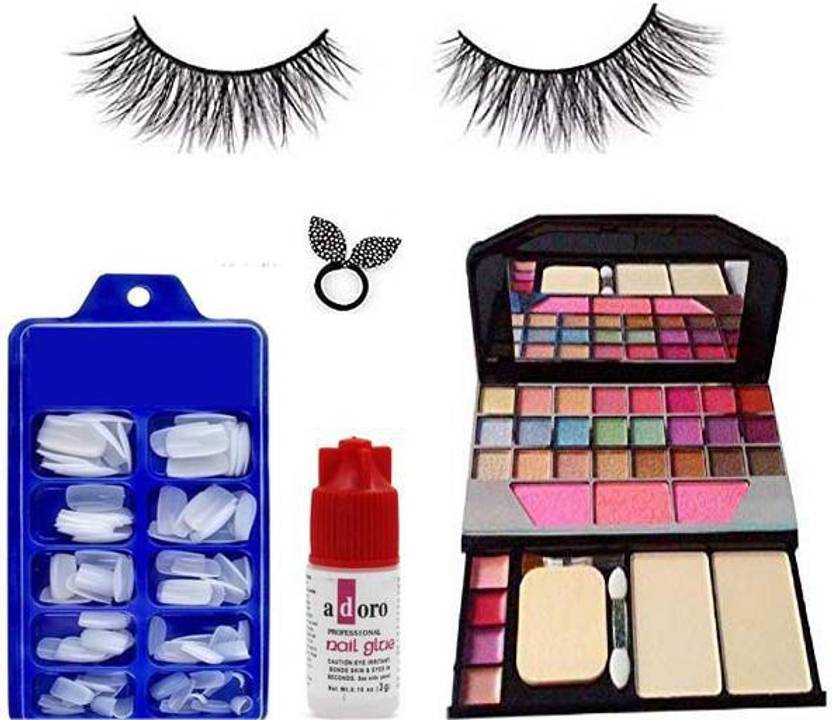 LOVE YOU MOM NATURAL acrylic artificial shining fake nails (Pack of 100 ...