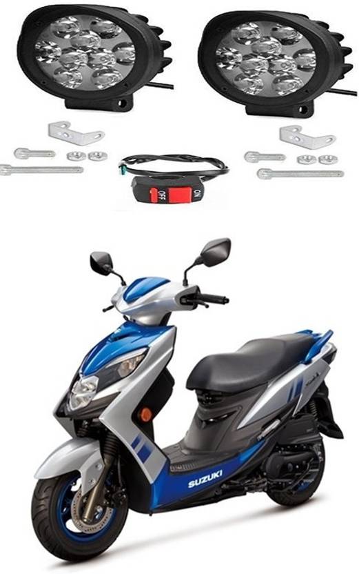 THE ONE CUSTOM FOG LIGHT 9 LED CAP 210 Fog Lamp Motorbike LED for ...