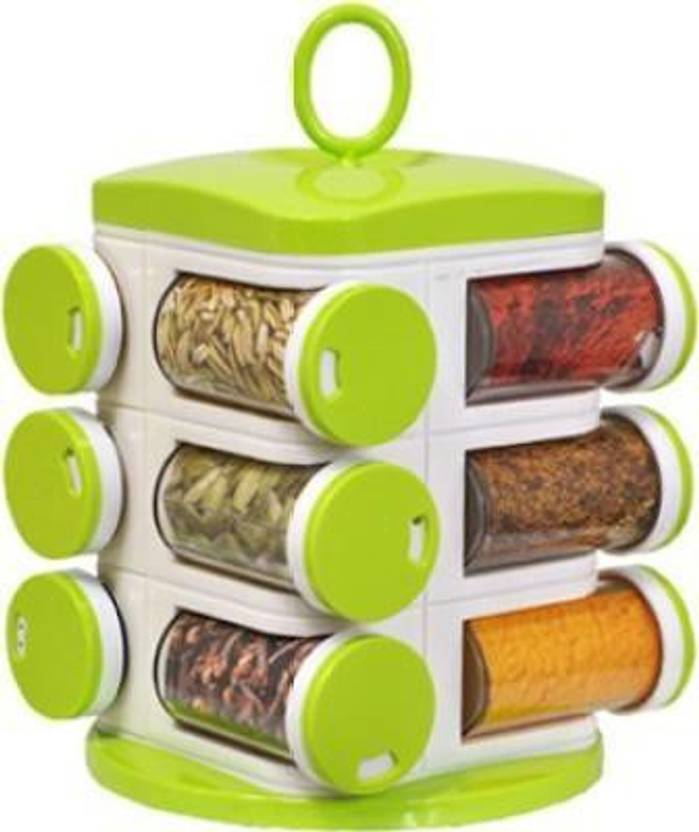 JIALTO Revolving Spice Rack set (12 pieces) 12 Piece Spice Set Price in ...