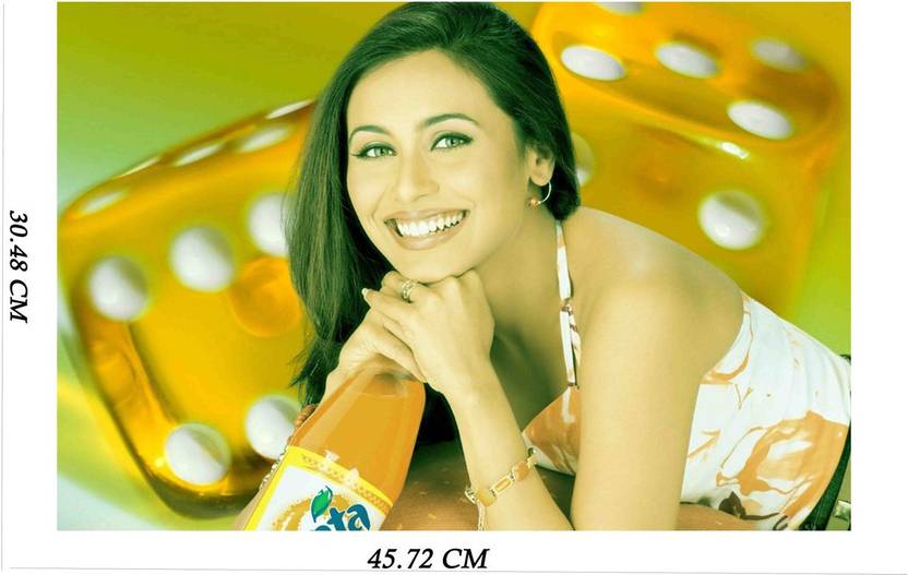 Bollywood Celebrity Sticker Poster|Rani Mukherjee Poster|Interior Wall ...