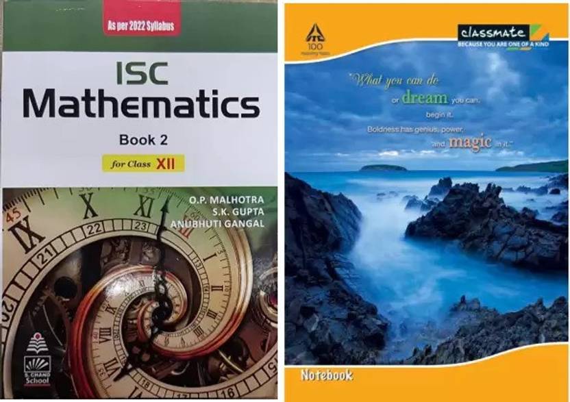 S Chand ISC Mathematics For Class XII 2022 With Classmate Long Book ...