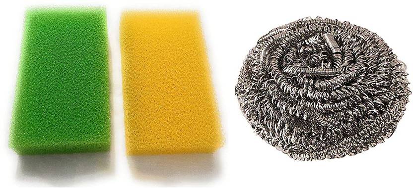 Nohunt Stainless Steel Kitchen Utensils Dishwashing Scrubber Bartan ...