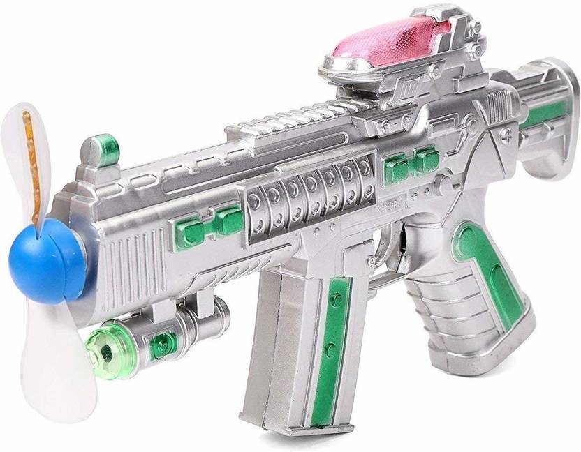 FOX fusion space gun toy for kids with sound & led matrix flashing ...