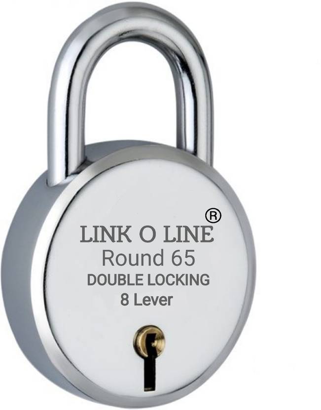LINK O LINE New Round 65 Bcp Double Locking Padlock For Multipurpose ...
