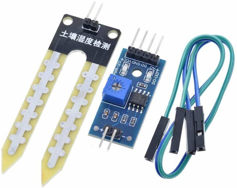 Scriptronics LM393 3.3V-5V Soil Moisture Detect Sensor Soil Moisture ...