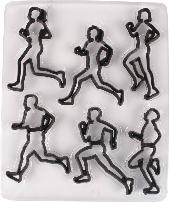 Klassic Sports Series Running Man Cookie Cutter Set, Kitchen Baking ...