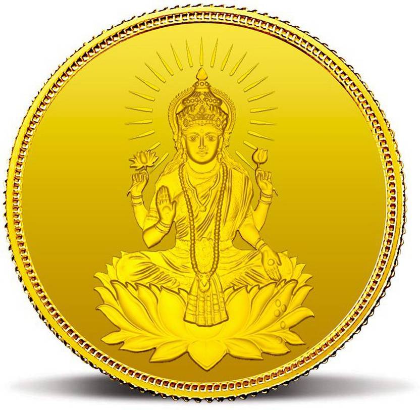 MMTC-PAMP India Pvt Ltd Lakshmi 24 (9999) K 1 g Gold Coin Price in ...