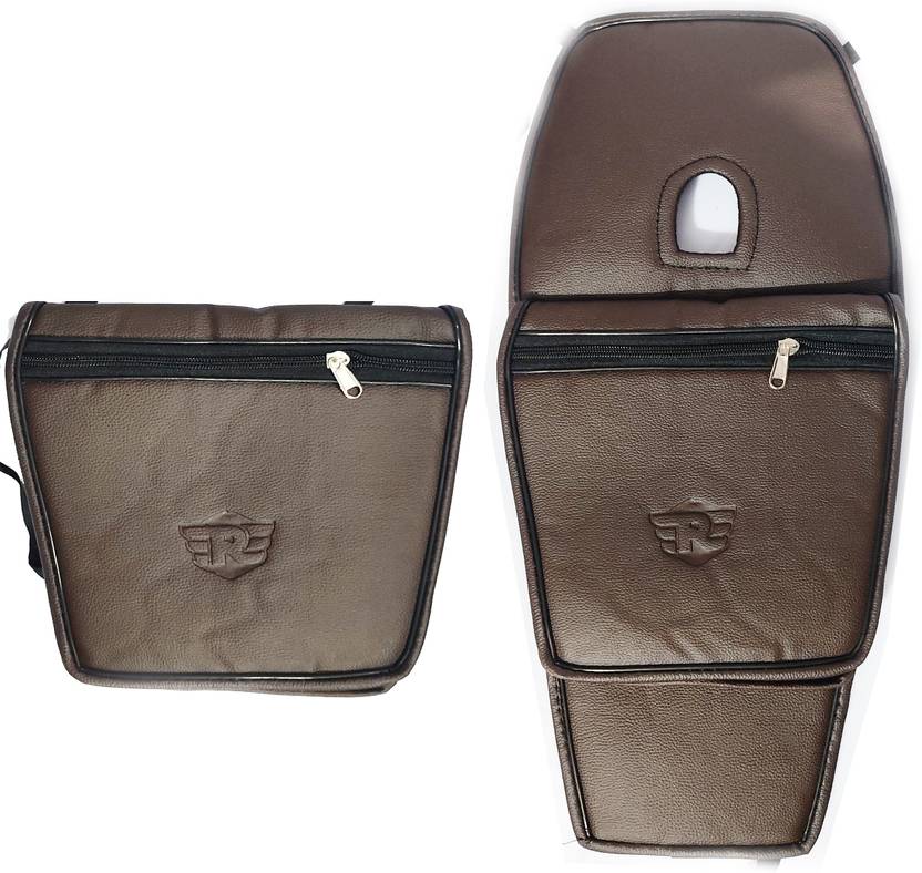 PBTA Premium Leather Finish Bullet Tank Cover Strap Royal Enfield ...