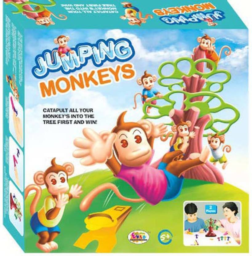 Ekta Toys jumping monkey Party & Fun Games Board Game - jumping monkey ...