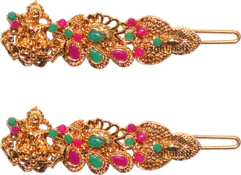 VAGHBHATT South Indian Design hair clip 2 piece hair clip geometric ...