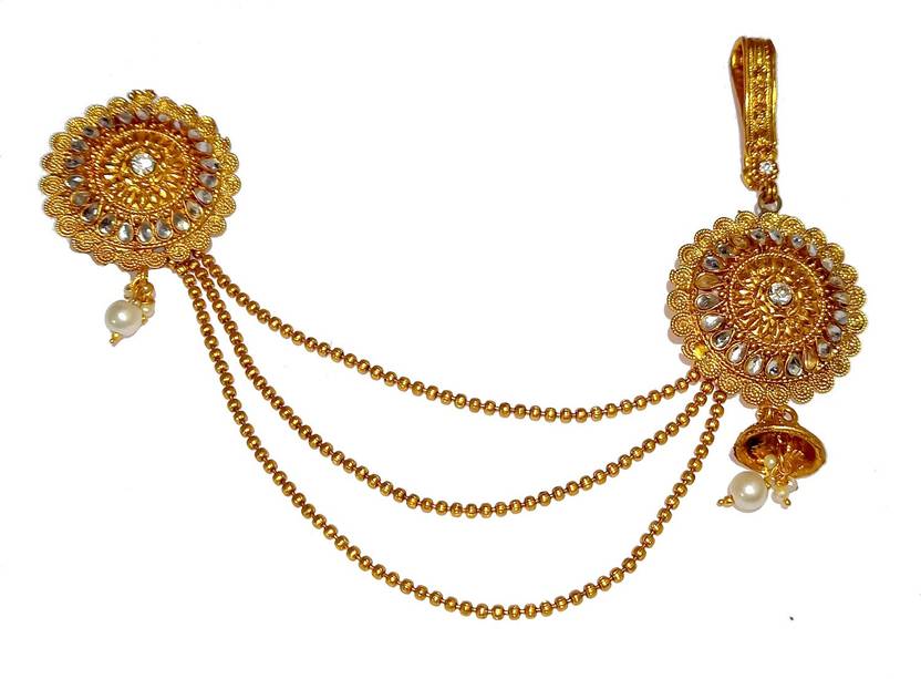 Shrungarika Gold Plated Traditional Double Juda Waist Chain/chabi ...