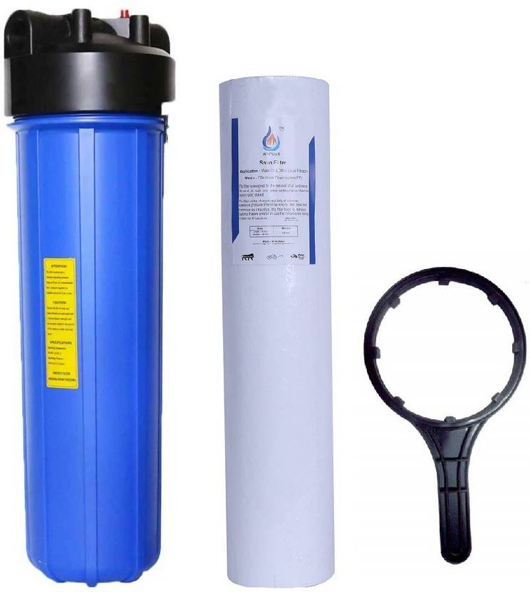 KRPLUS 20 Inch Big Blue Jumbo Pre Filter Housing With 20 x 4.5 Inch ...
