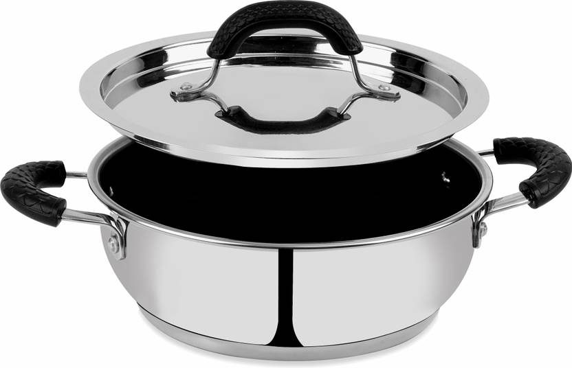 Ethical Classicart Stainless Steel Encapsulated Bottom Non-stick Kadhai ...