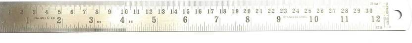 Flipkart.com | KRISTEEL Stainless Steel Ruler / Scale 12" ( 30 Cm ) Ruler