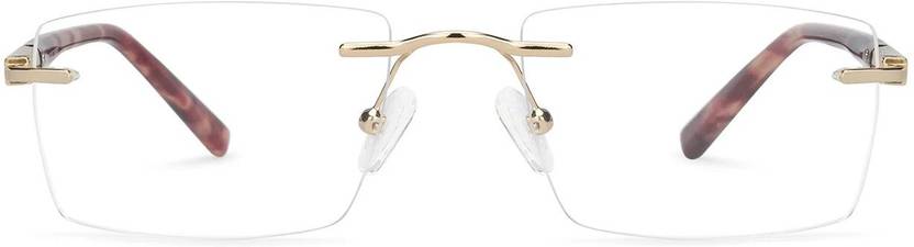 VINCENT CHASE by Lenskart Rimless Rectangle Frame Price in India - Buy ...