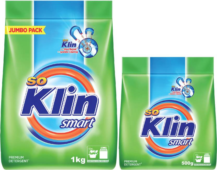 So Klin Smart Detergent Powder 1 kg Price in India - Buy So Klin Smart ...