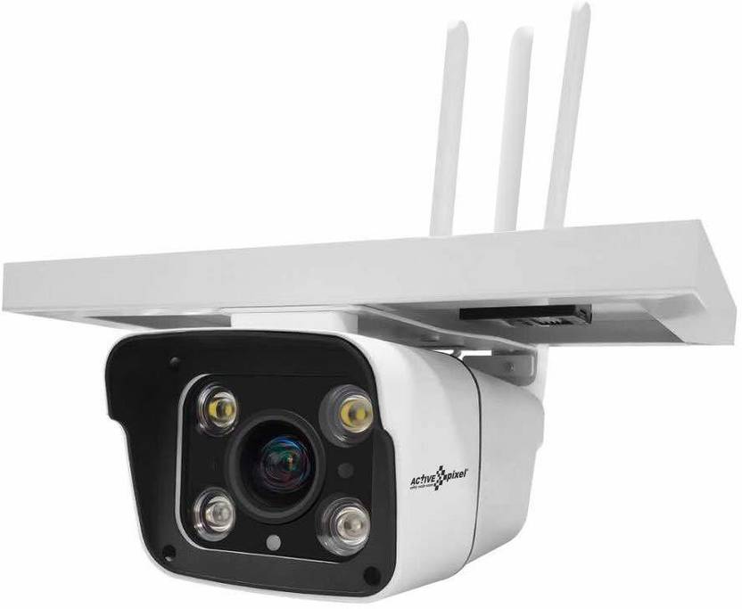 active pixel Solar Powered 2MP 1080P 4g SIM Card Supported Wireless ...