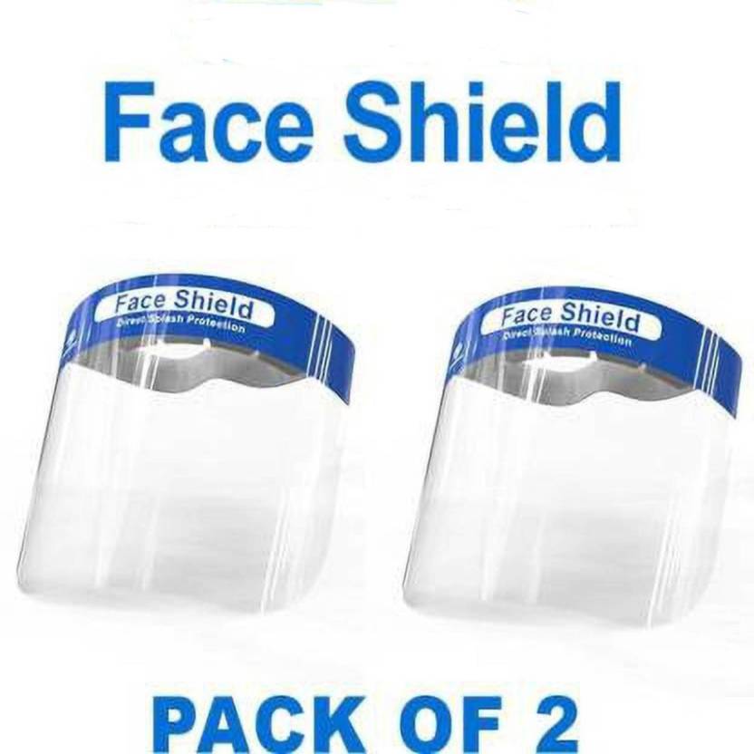 URBAN MED Full Face Shield Mask, face shield mask reusable, plastic ...