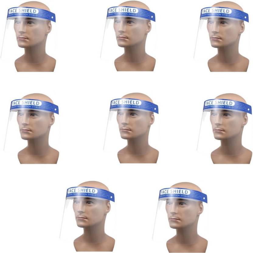 URBAN MED Full Face Shield Mask, face shield mask reusable, plastic ...