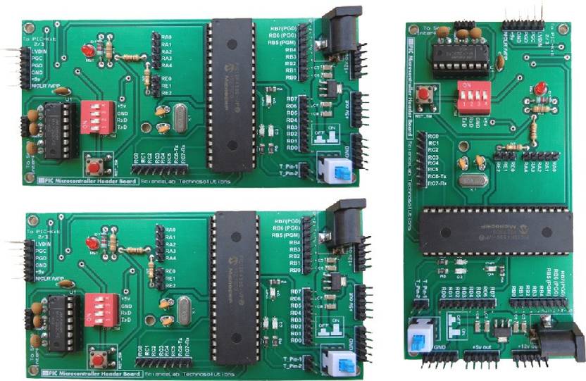 ScienceLab Technosolutions Set of 03 - [ PIC18F Microcontroller ...