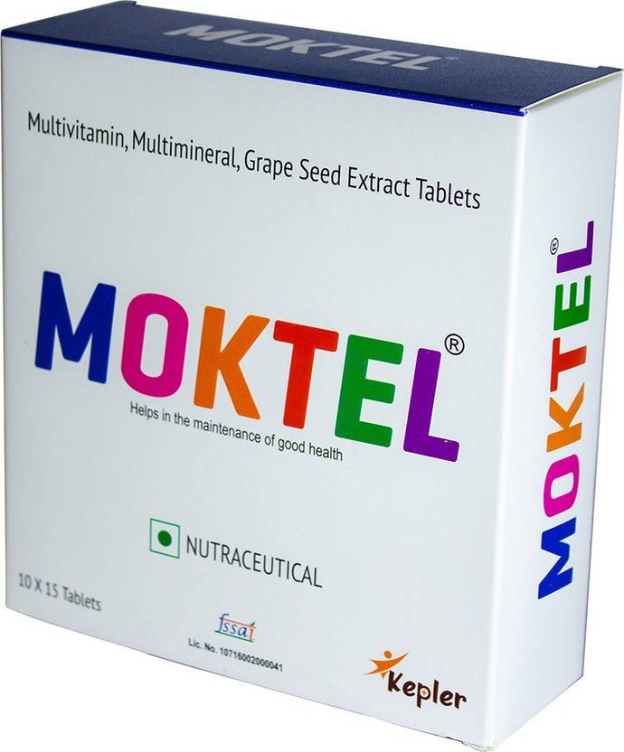 moktel TABLETS - DAILY NUTRITIONAL SUPPLEMENT - MULTIVITAMIN ...