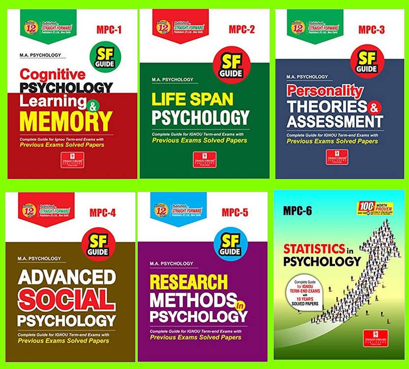 IGNOU Master Of Arts In Psychology (MAPC) 1st Year Combo Of Six Books ... IGNOU Master Of Arts In Psychology (MAPC) 1st Year Combo Of Six Books ...