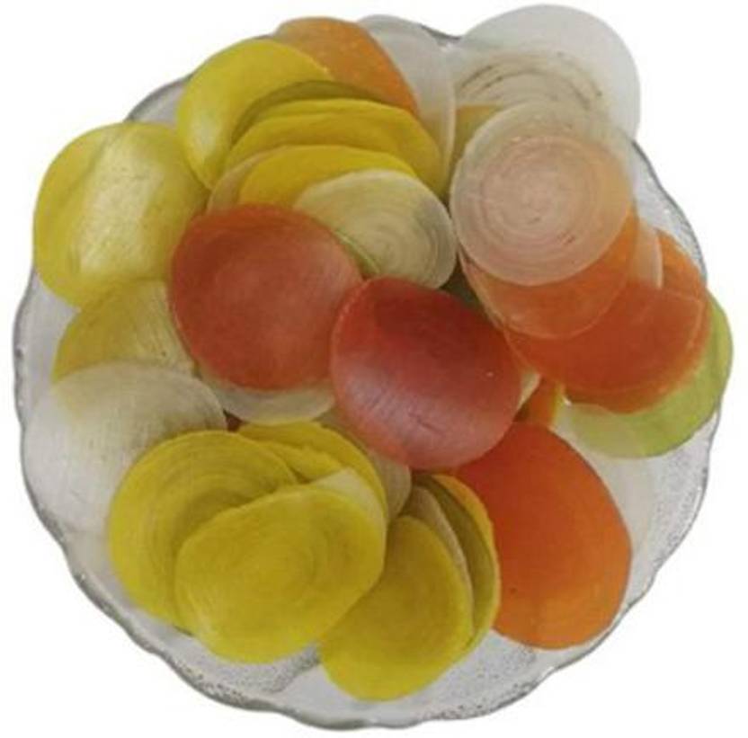 Organic World Fryums Disco Colours Papad Snack Chips Ready to Fry, 200g ...