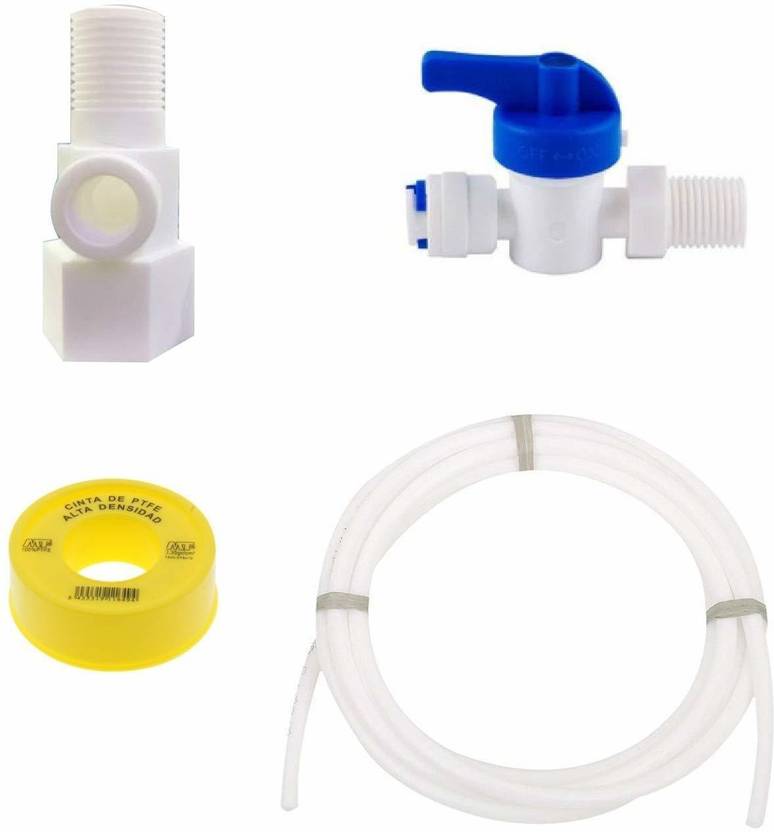 SEAZONE Plastic Inlet Valve/Connector with Coupling, 1/4" Size, 15 ...