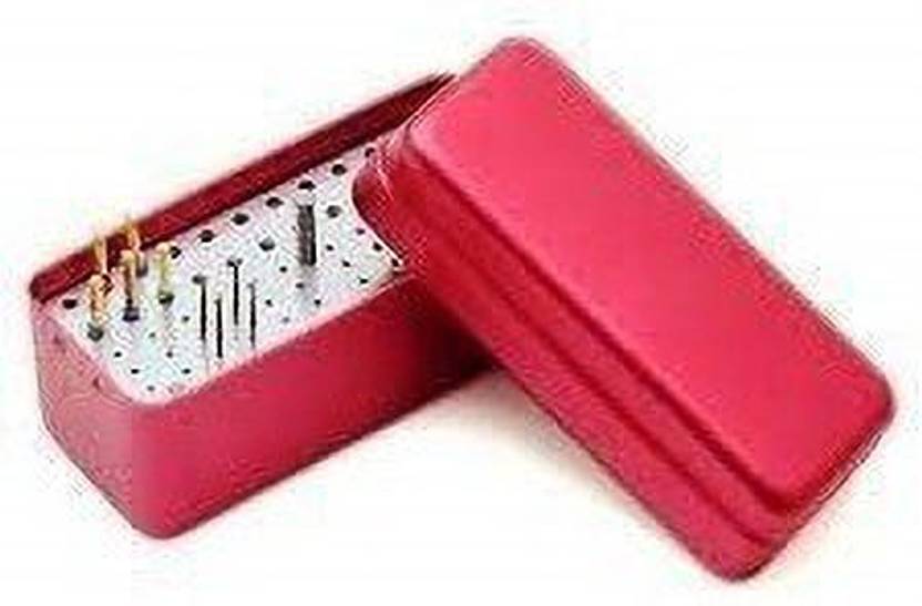 ADDLER DENTAL Bur Box Various Color 72 HOLES METAL AUTOCLAVABLE ...