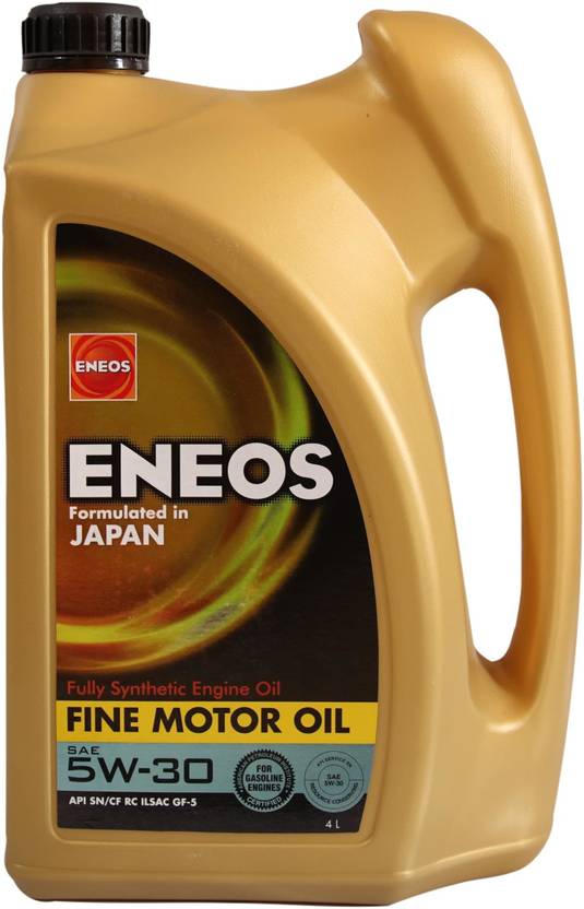 ENEOS 5W-30 ENEOS FINE MOTOR OIL,FULLY SYNTHETIC ENGINE OIL,5W-30, 4L ...