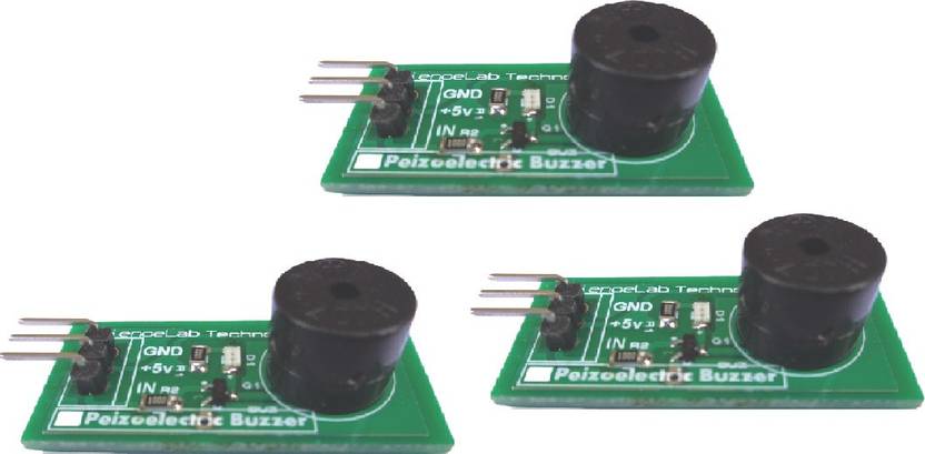 ScienceLab Technosolutions Set of 03 - [ Piezoelectric Buzzer Modules ...