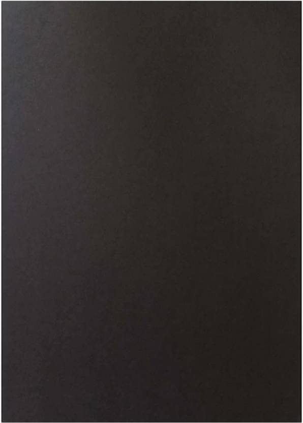 Flipkart.com | Craftworld Premium Quality A4 Black Card Sheets Unruled ...