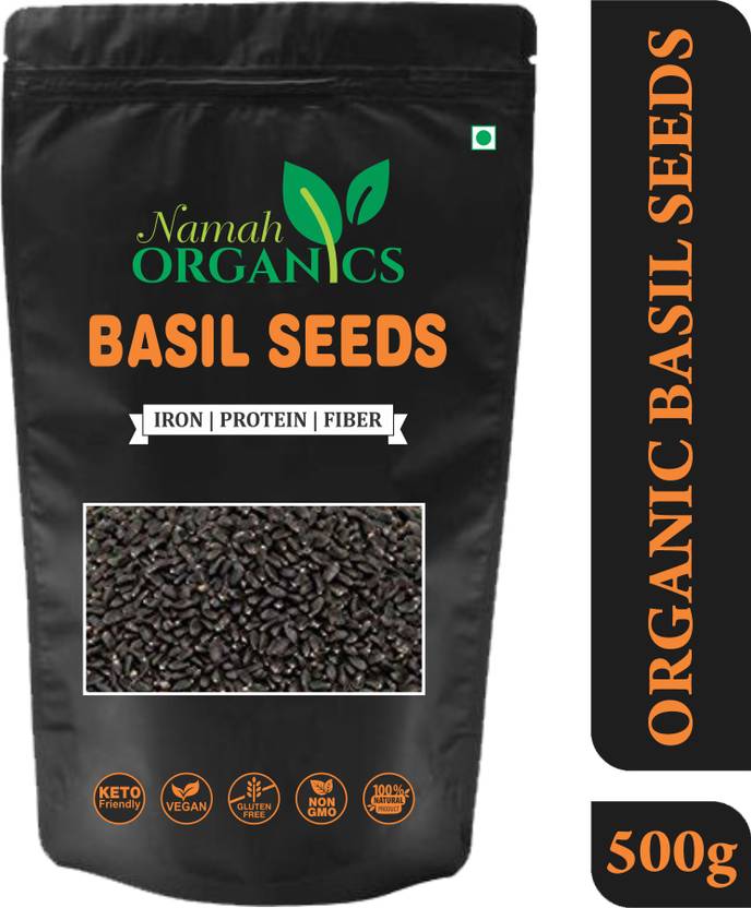 Namah Organics basil/sabja/tulsi/bapji seeds 500grm pack Price in India ...