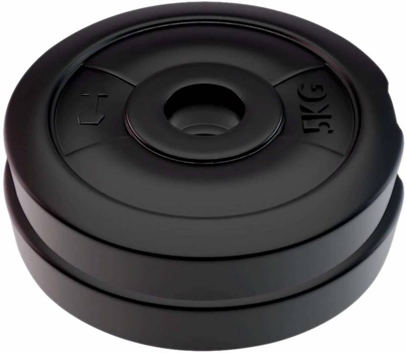 Benstar PVC Weight Plates 3kg (Pack of 3x2KG=6 KG) Unbreakable Plates ...