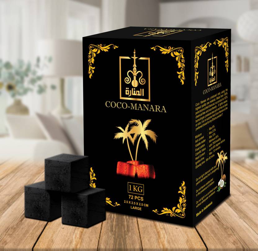 Puff Smart COCO-MANARA COCONUT COAL 1 KG Hookah Charcoals Price in ...