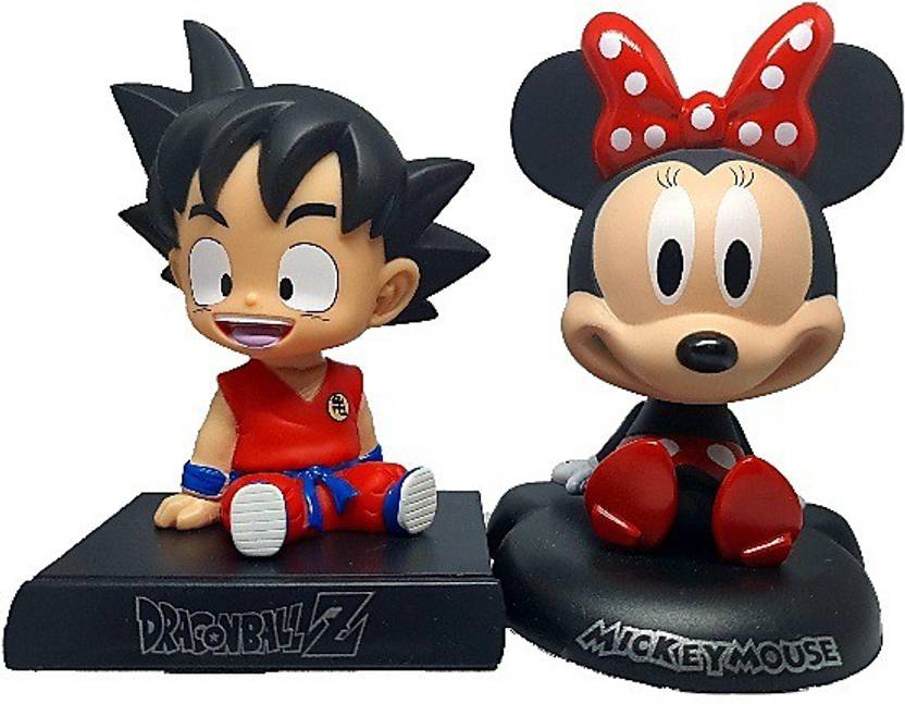 Daiyamondo Dragon ball Goku With Japanese Cartoon Nobita Big Size Bobble Head - Action Figure ...