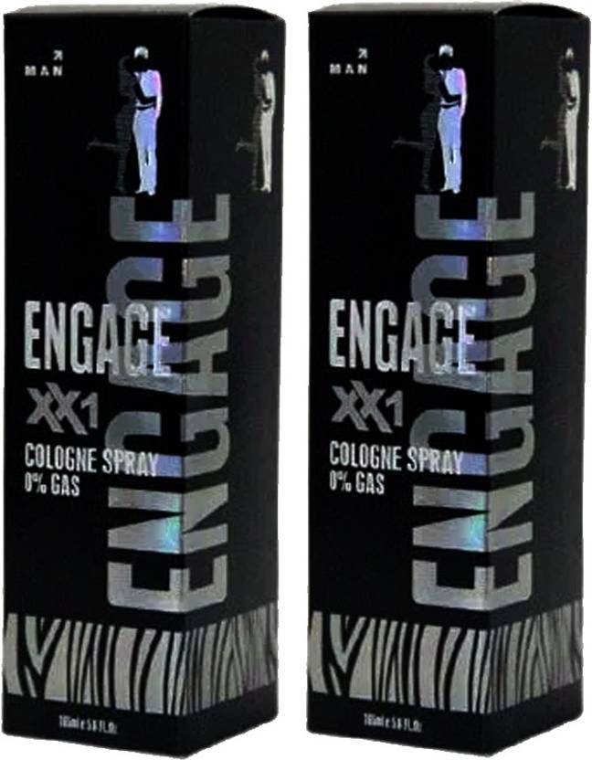 Buy Engage XX1 COLOGNE MAN FRAGRANCE SPRAY 150ML X 2 Perfume - 300 ml ...