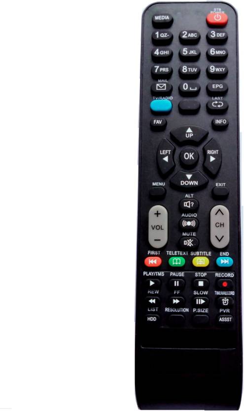 Com C Remove controller Dth Tv Set-top Box Remote for Sun Direct HD ...