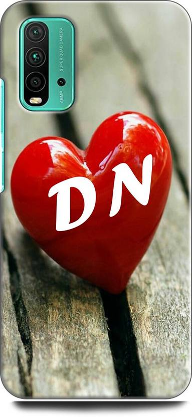 INDICRAFT Back Cover for REDMI 9 Power D N, D LOVES N, NAME, LETTER ...