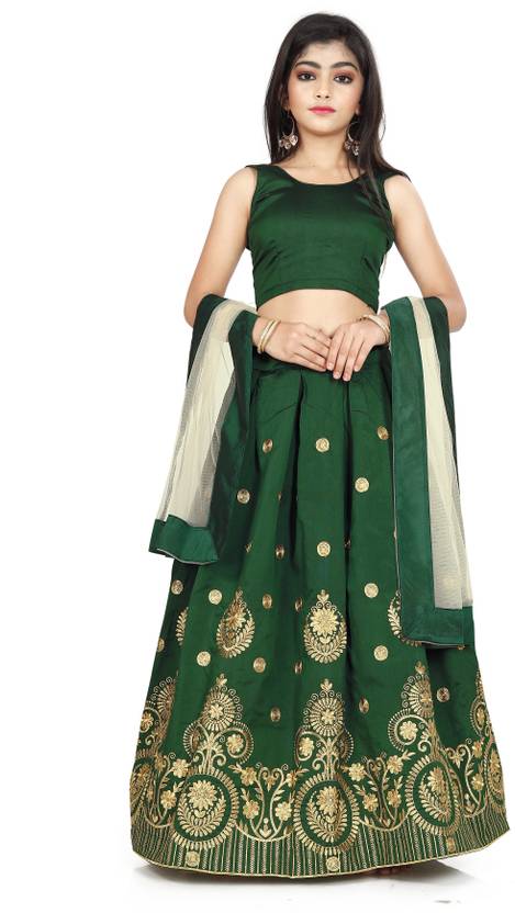 E Ethnic Store Indi Girls Lehenga Choli Ethnic Wear Embroidered Lehenga ...