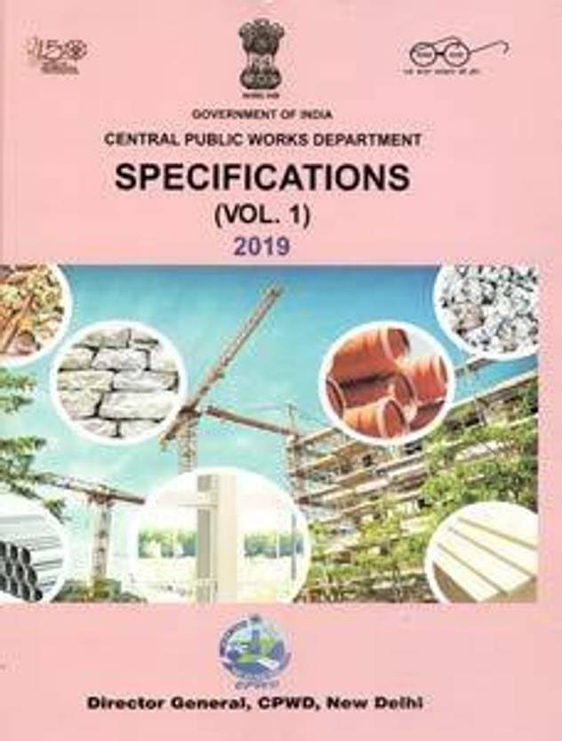 CPWD Specifications 2019 (Civil Works) (In 2 Vols.): Buy CPWD ...