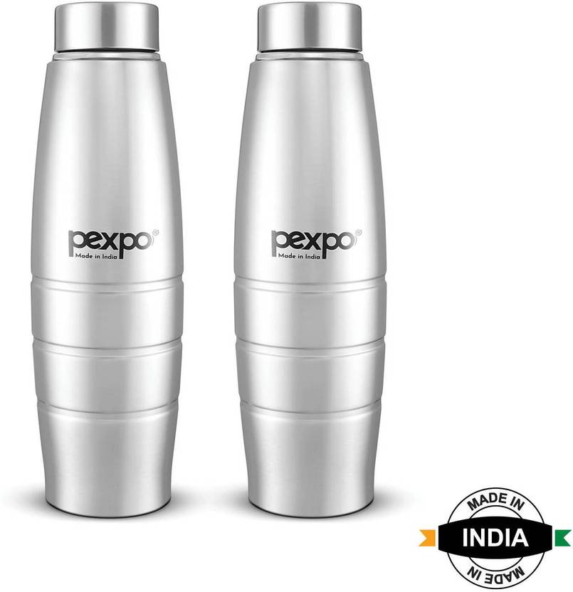 pexpo 1000 ml Fridge and Refrigerator Stainless Steel Water Bottle ...
