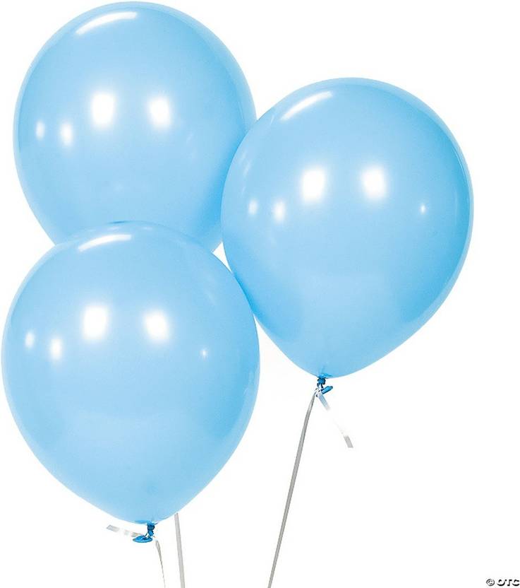 Flipkart.com | Wonder Solid Light Blue Balloons for Aesthetic ...