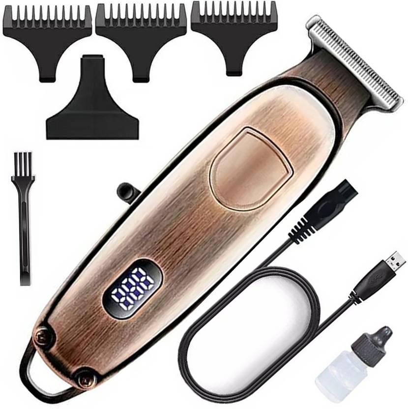 SXED GEEMY Rechargeable Cordless Trimmer & Clipper Lcd Display For Men ...