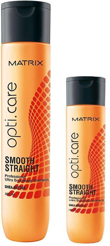 MATRIX Opti Care Straight Smoothing Professional Shampoo (350 ML + 200 ...