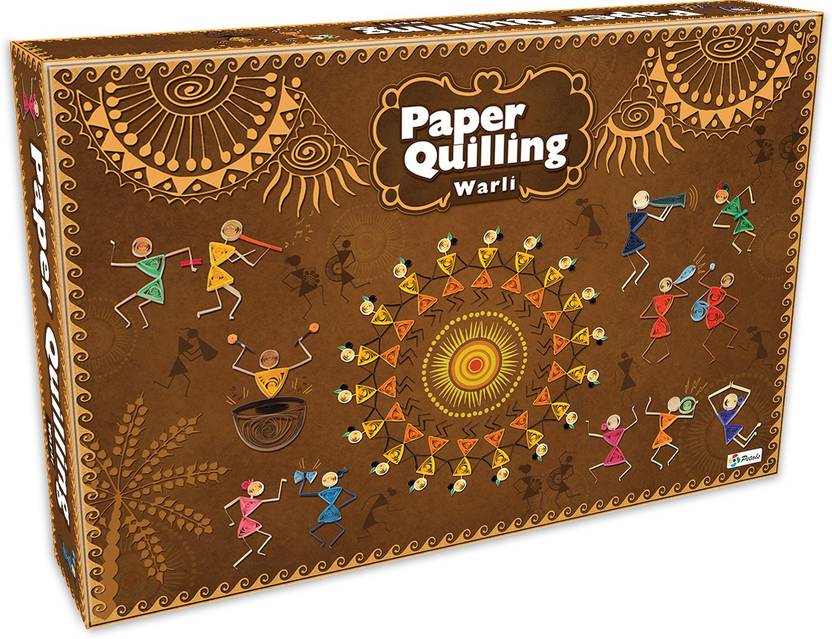 srm toys Srm Paper Quilling Warli Art And Craft Kit - Srm Paper ...