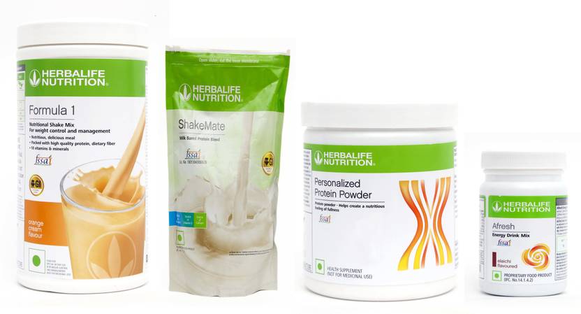 HERBALIFE Weight Loss Combo With Formula 1 Shake Orange Flavor + Shake ...