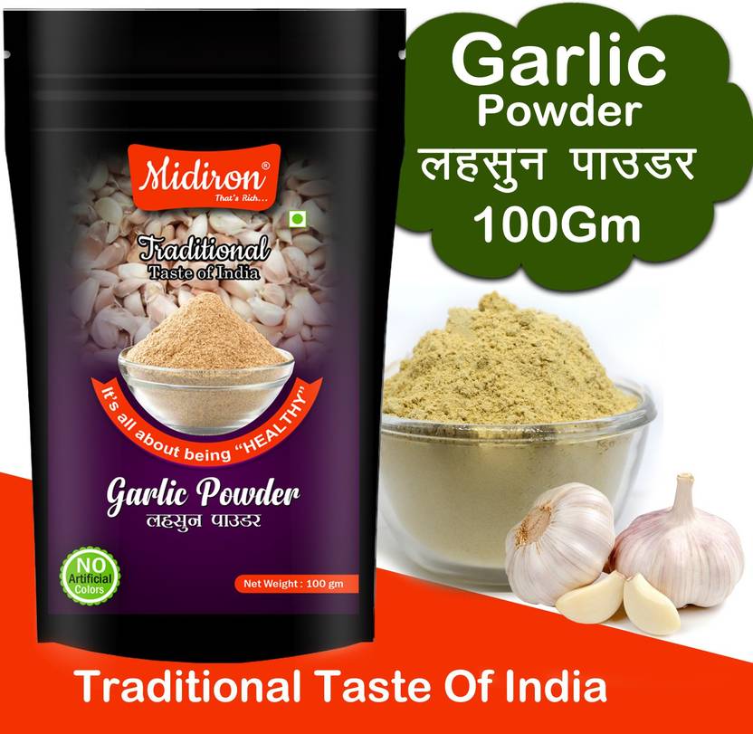 Midiron Garlic (Lehsun) Powder| 100% Fresh & Natural (100Gm) Price in ...